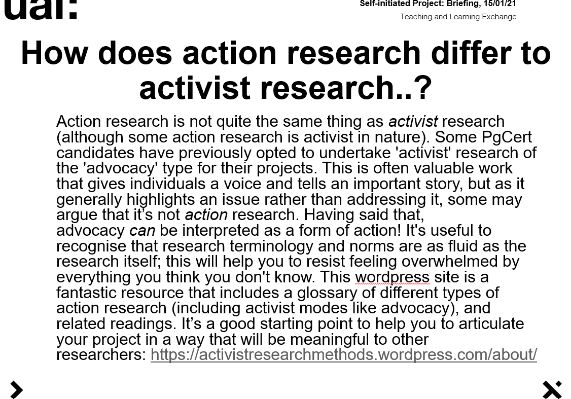What it action-based research? – ajg